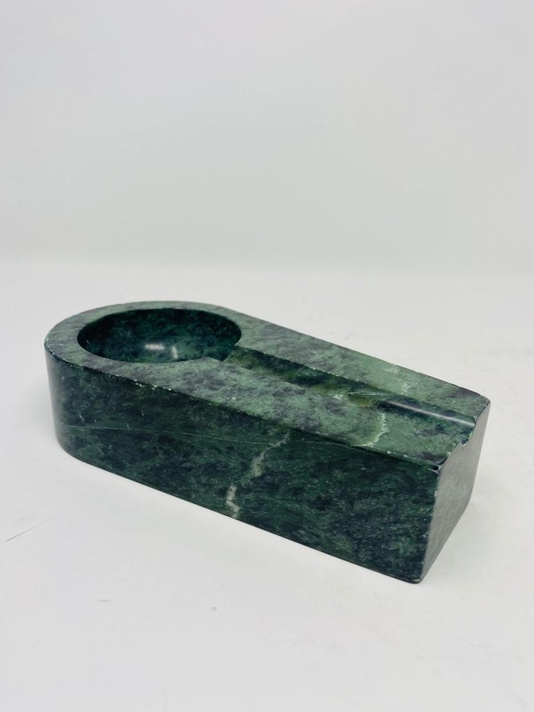 Vintage Midcentury Italian Marble Cigar Ashtray For Sale at 1stDibs