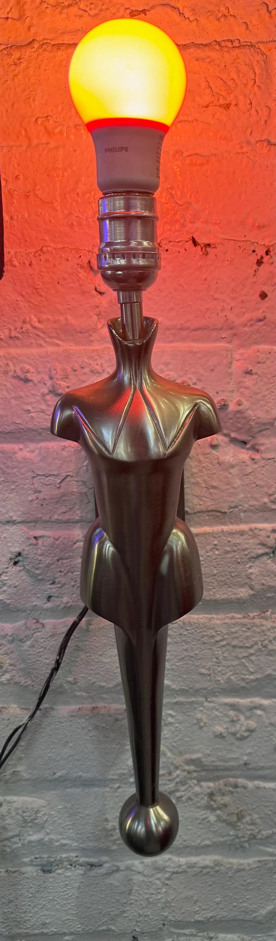 Vintage Mid Century Metal Gentleman's Clothier Torso Wall Sconces ...