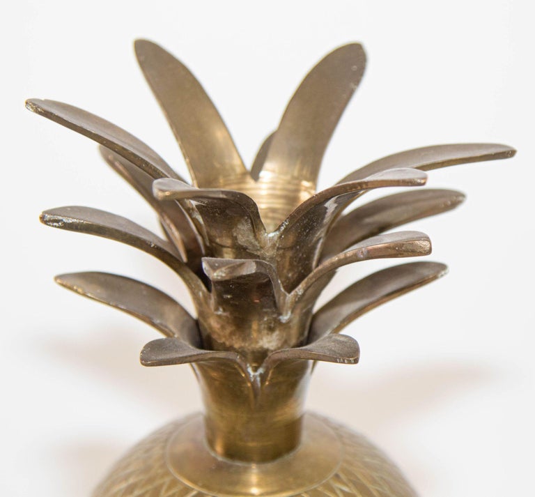 Vintage Mid-Century Modern Brass Pineapple Ice Bucket at 1stDibs