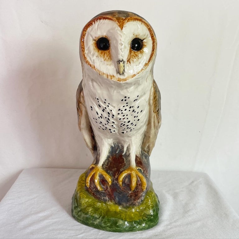 Vintage Mid-Century Modern Ceramic Owl Sculptures, a Pair For Sale at ...