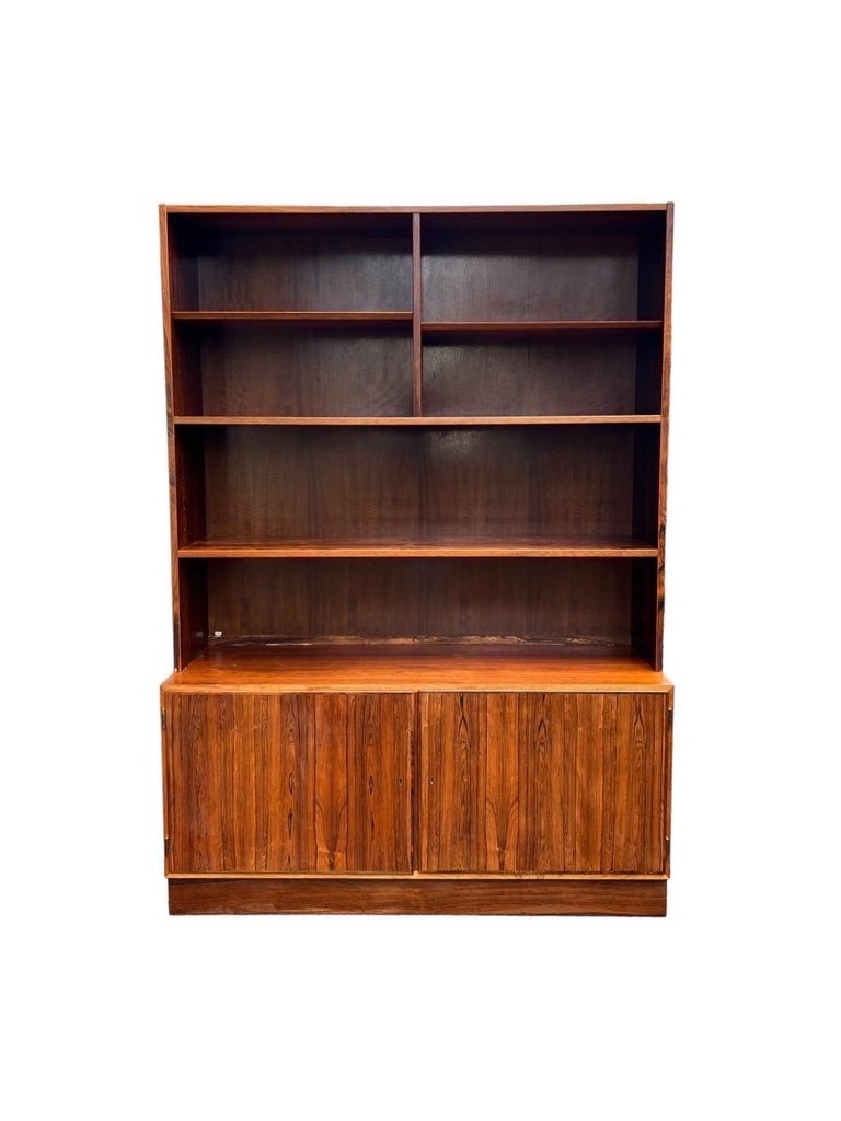Vintage Mid Century Modern Danish Bookcase Shelf Cabinet by Hundevad ...
