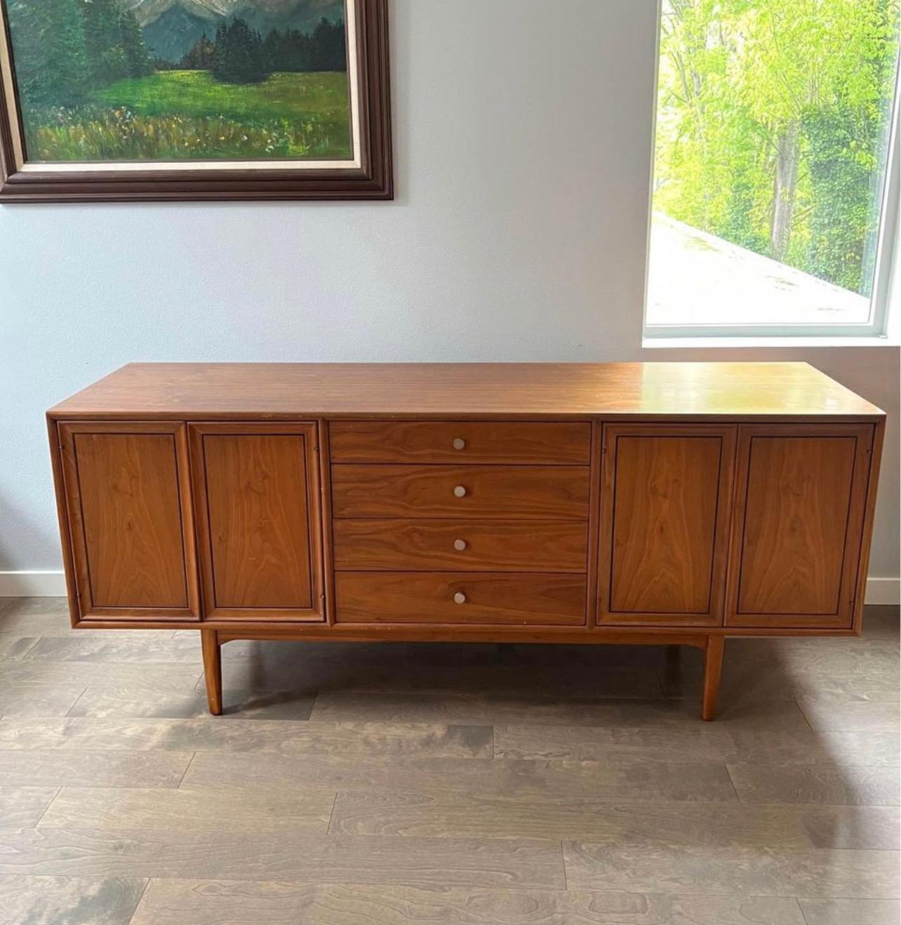 Vintage Mid Century Modern Drexel Declaration Credenza or Record ...
