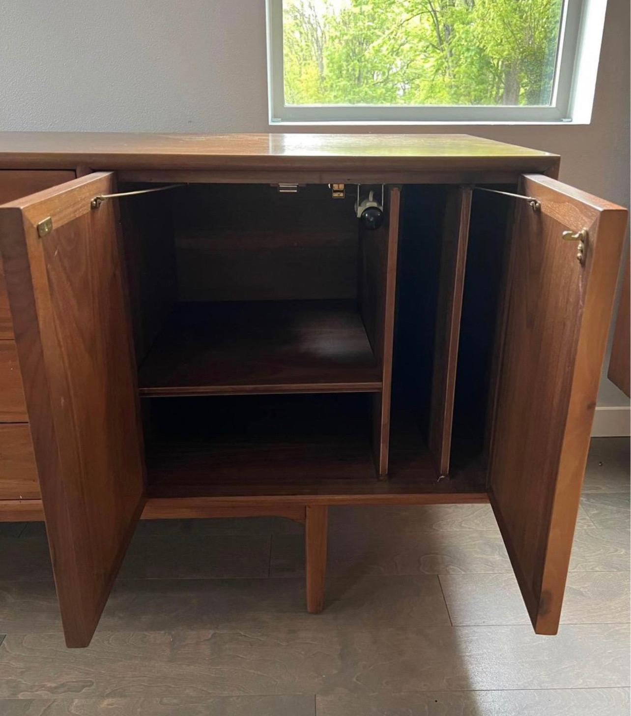 Vintage Mid Century Modern Drexel Declaration Credenza or Record ...