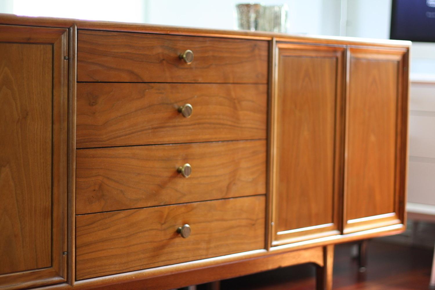 Vintage Mid Century Modern Drexel Declaration Credenza or Record ...