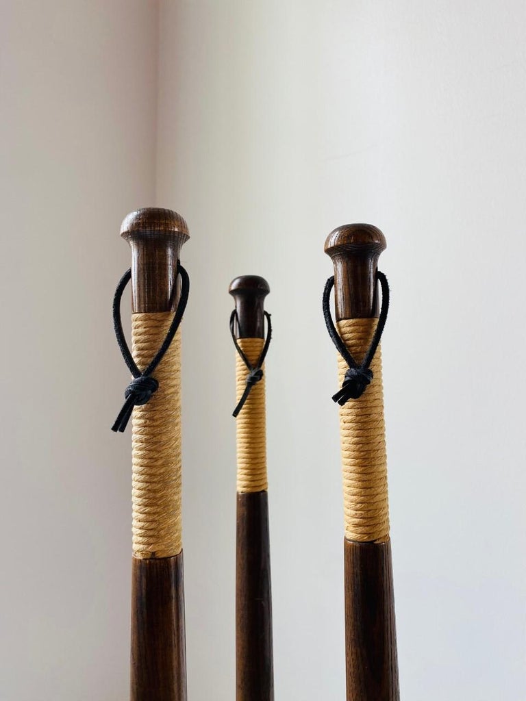 Vintage Mid-Century Modern Fire Tool Set, 1950s For Sale at 1stDibs