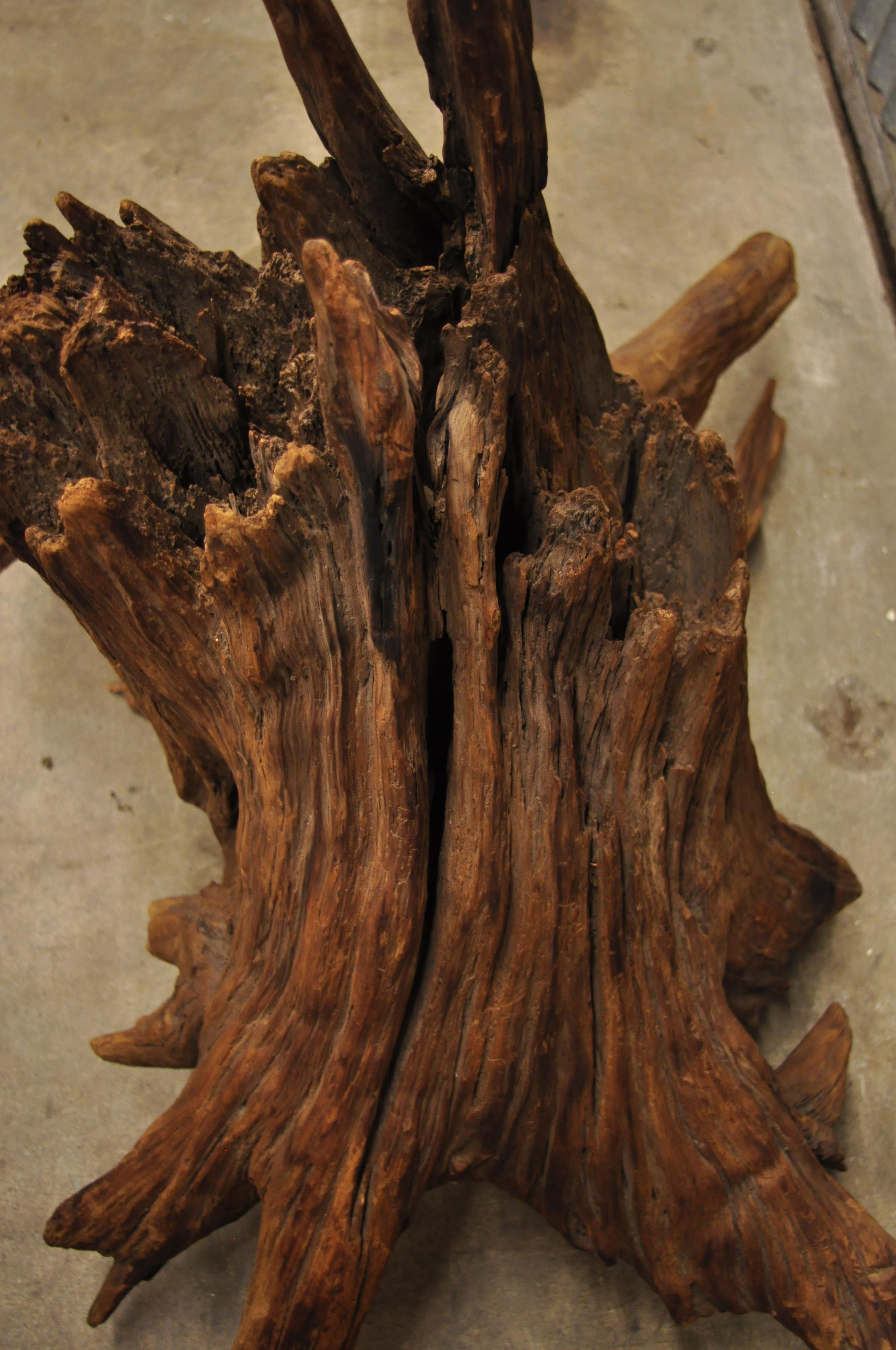 Vintage Mid-Century Modern Free Form Large Tree Root Driftwood Figural ...