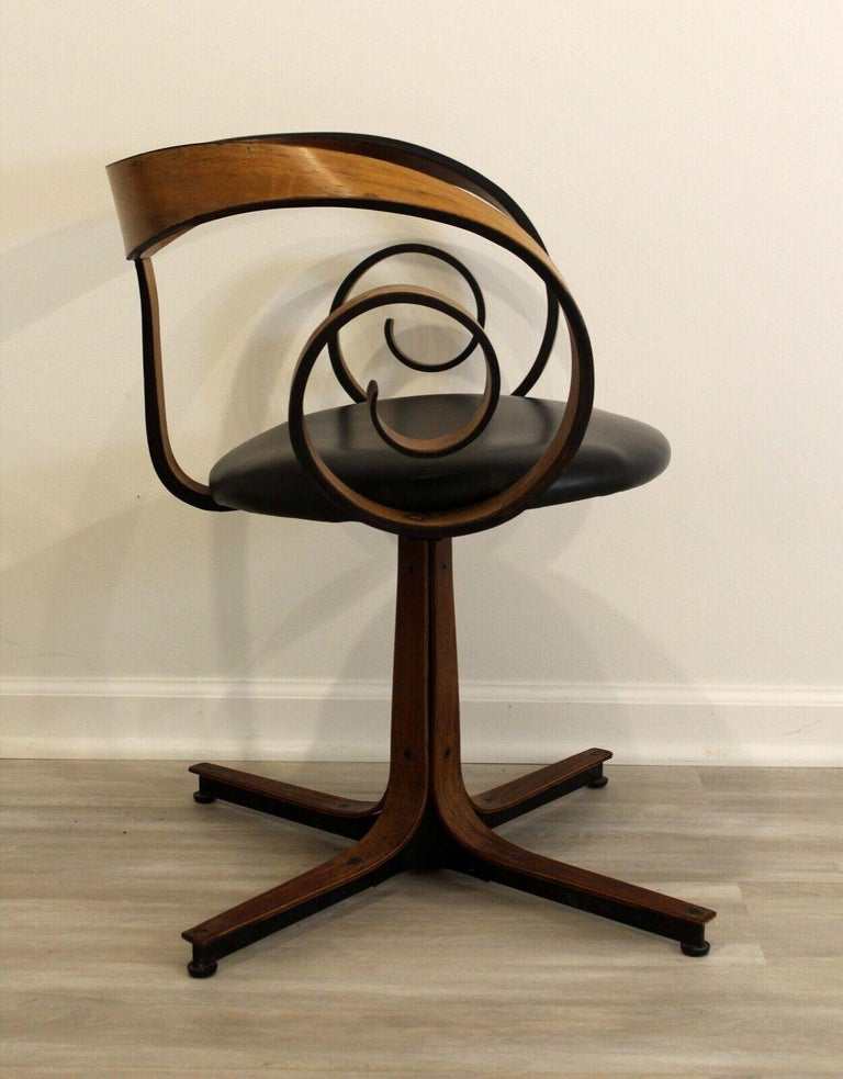 Vintage Mid-Century Modern George Mulhauser for Plycraft Scroll ...