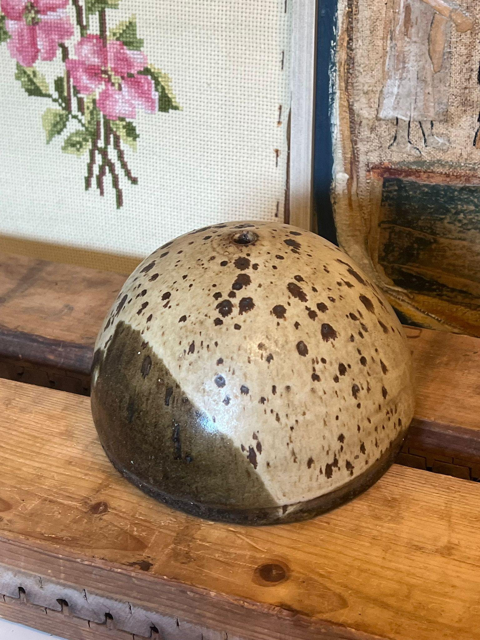 Vintage Mid Century Modern Handmade Stone Pottery. For Sale at 1stDibs