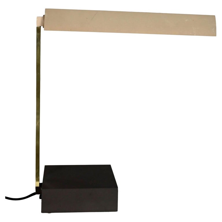 Vintage Mid-Century Modern Lightolier Baton High Intensity Desk Table Wall Lamp For Sale at 1stDibs