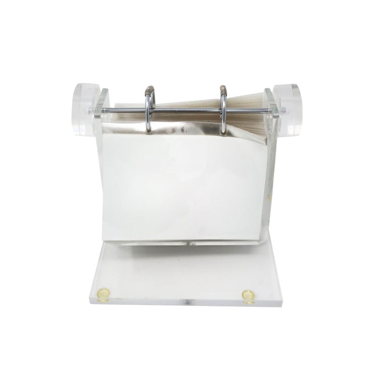 Vintage Mid-Century Modern Lucite Rolodex at 1stDibs