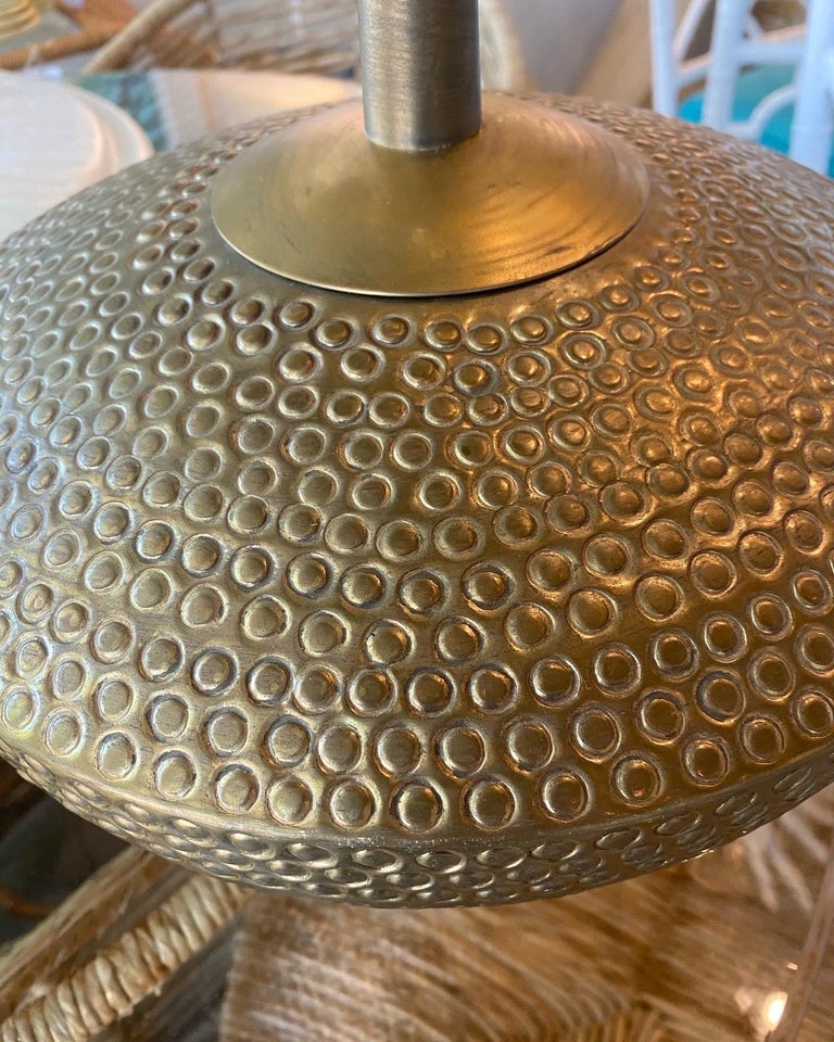 Vintage Mid-Century Modern Pair of Brass Table Lamps Newly Wired and ...