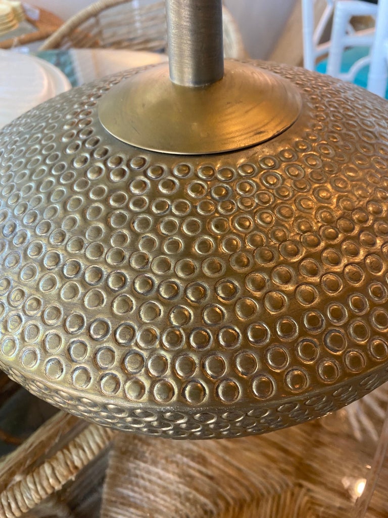 Vintage Mid-Century Modern Pair of Brass Table Lamps Newly Wired and ...