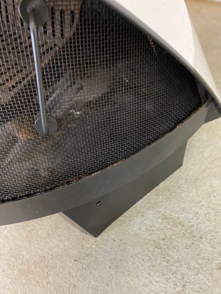 Vintage Mid-Century Modern Preway Fireplace Artic White at 1stDibs