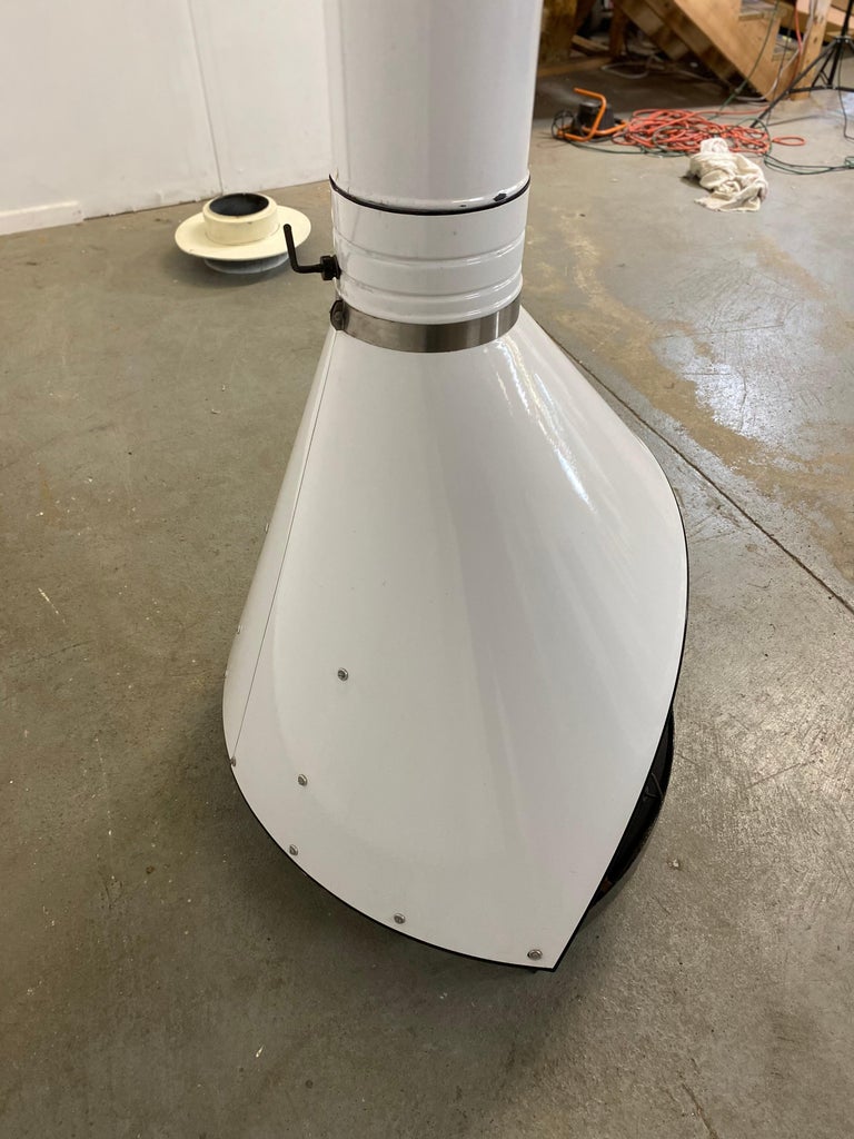 Vintage Mid-Century Modern Preway Fireplace Artic White at 1stDibs