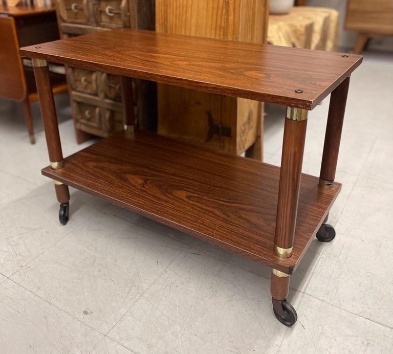 Vintage Mid-Century Modern Style Cart For Sale at 1stDibs