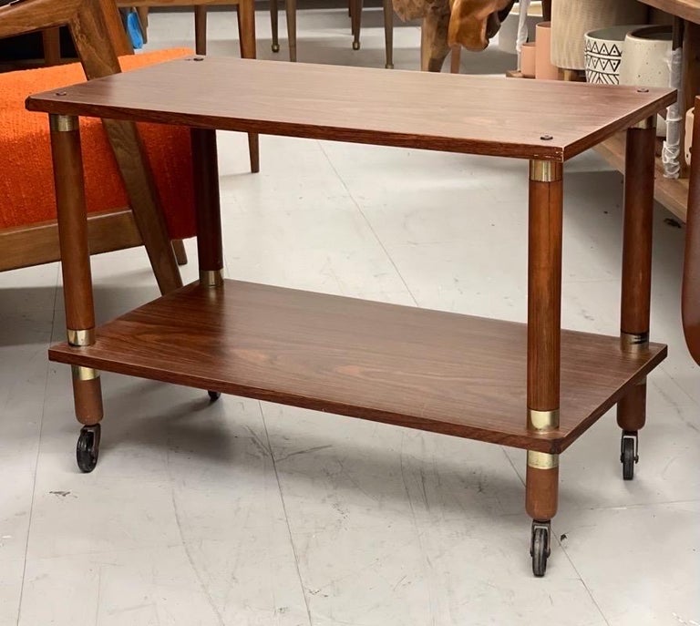 Vintage Mid-Century Modern Style Cart For Sale at 1stDibs