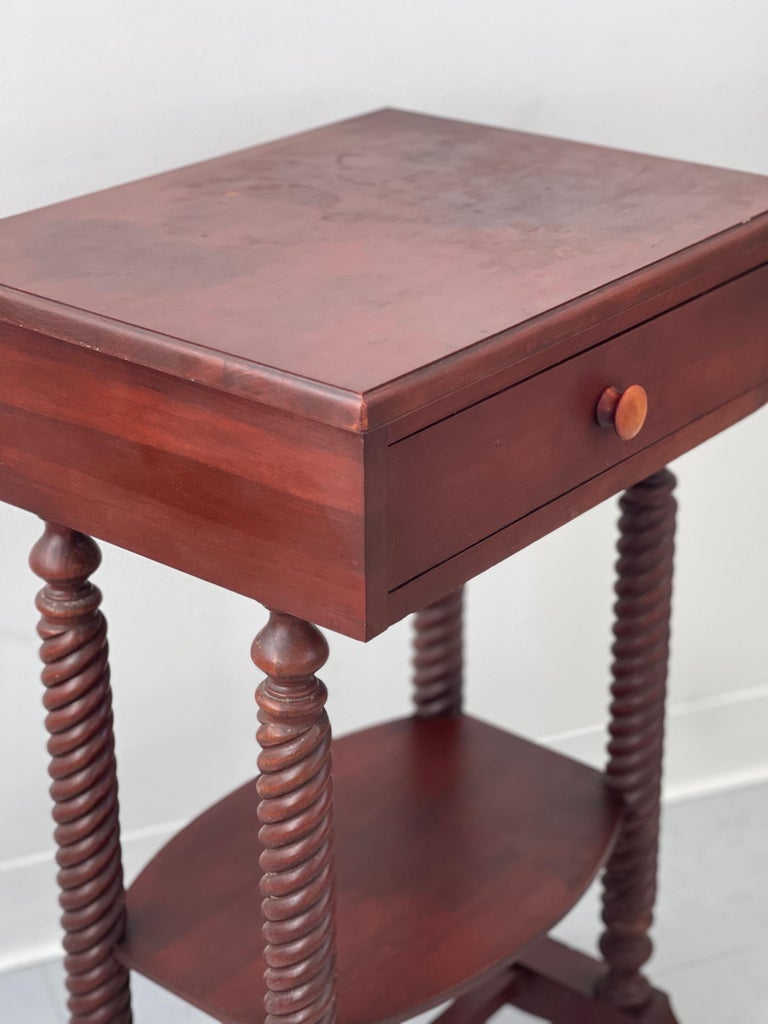 Vintage Mid-Century Modern Table Stand For Sale at 1stDibs