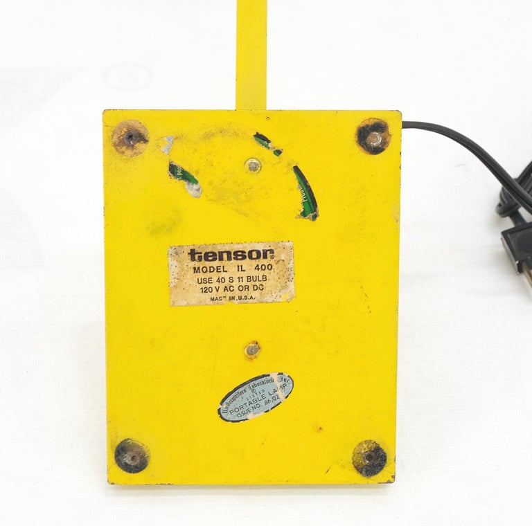 Vintage Mid-Century Modern Tensor Bright Yellow Enamel Adjustable Desk ...