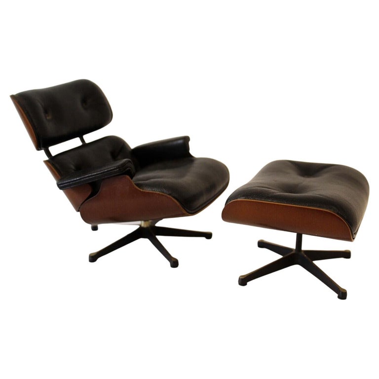 Vintage Mid-Century Modern Vitra Museum Miniature Eames Lounge Chair W ...