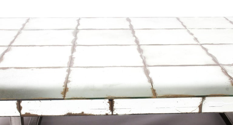 Vintage Mid-Century Modernist Mirrored Coffee Table Mid-20th Century at ...