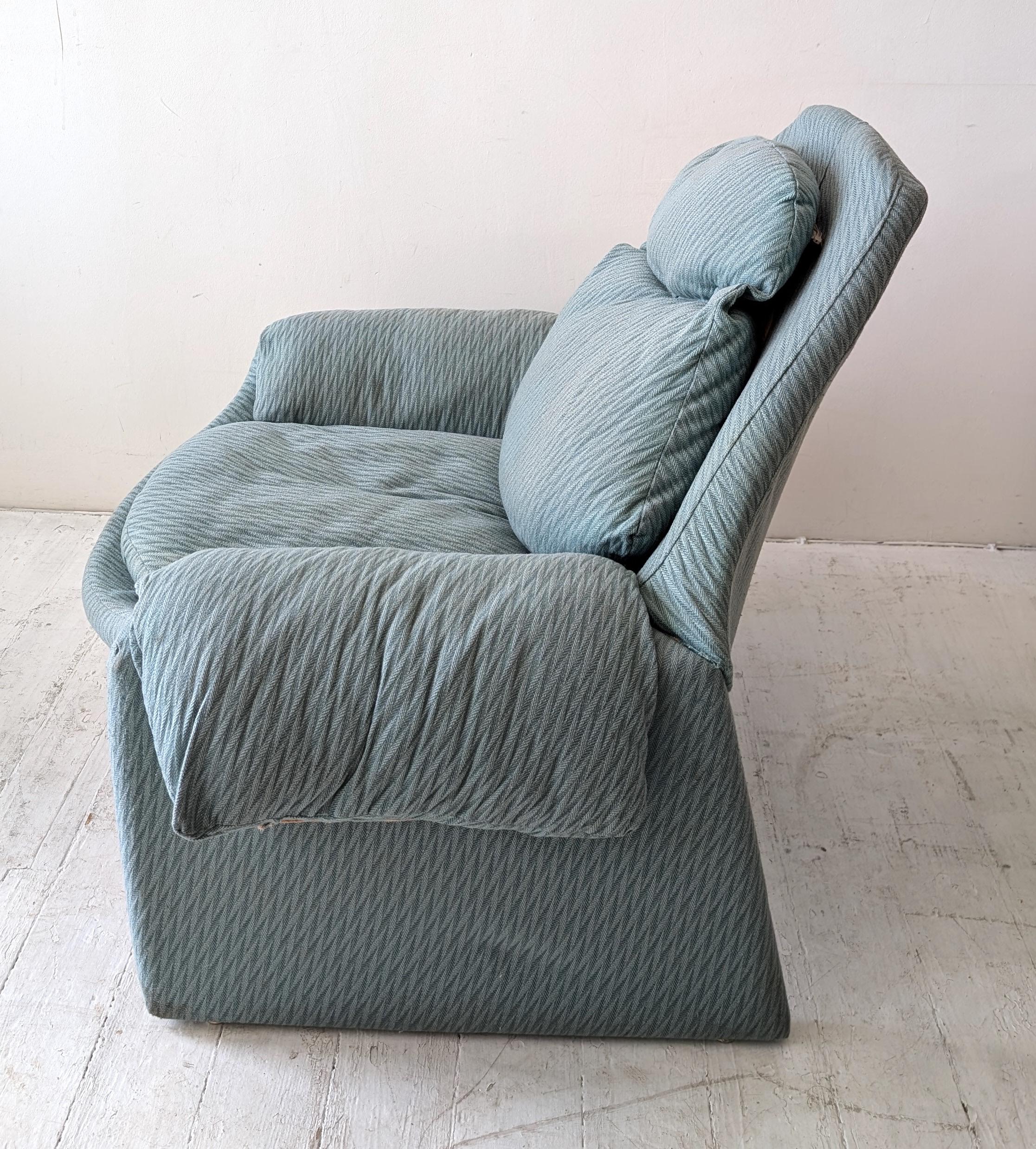Vintage mid century P60 lounge chair by Vittorio Introini, Saporiti ...