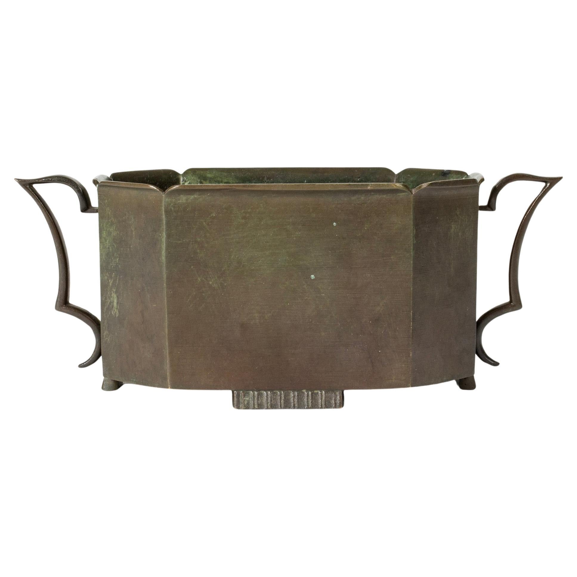 Vintage Mid-Century Patinated Planter, GAB, Sweden, 1930s For Sale at ...