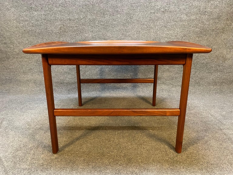 Vintage Mid-Century Scandinavian Modern Walnut "Frisco" Coffee by Folke ...