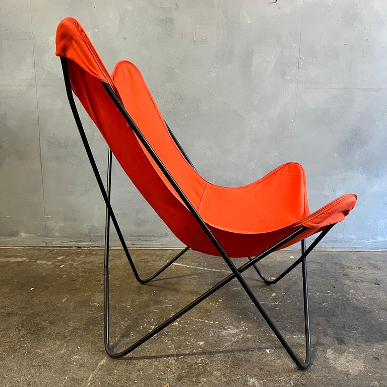 Vintage Mid-Century BKF Hardoy Butterfly Chair for Knoll For Sale at ...