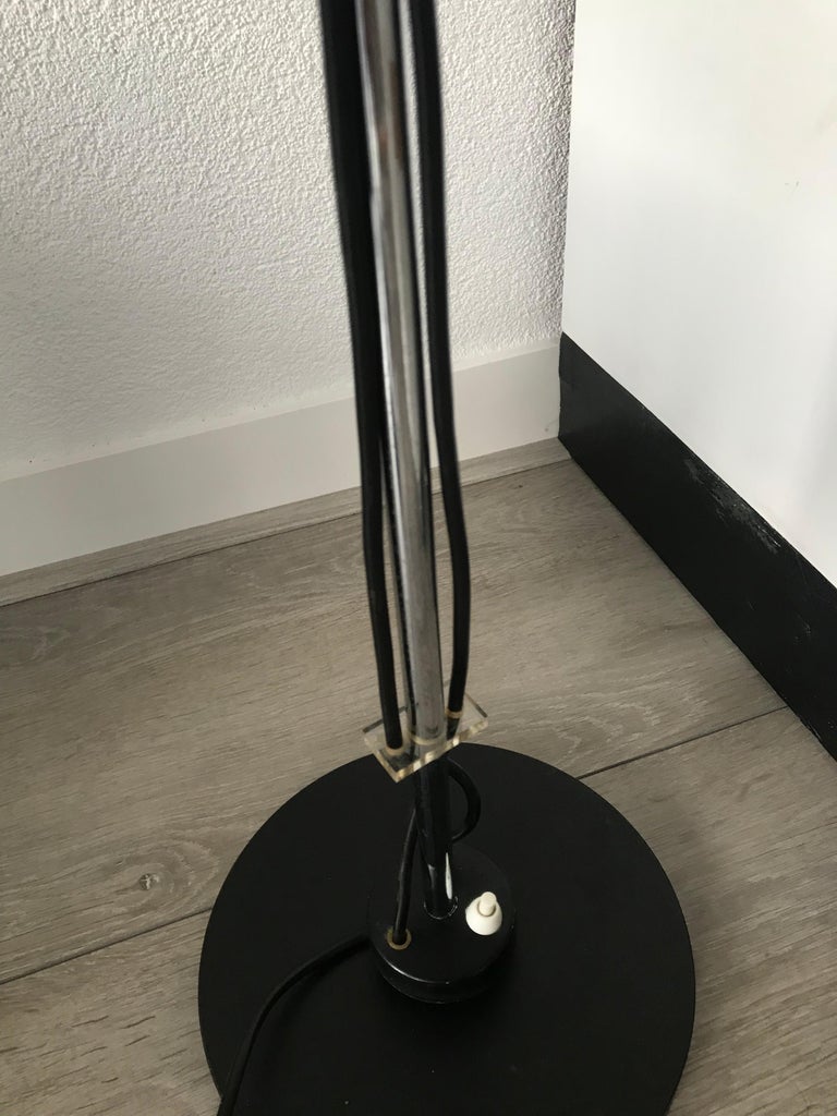 Vintage, Midcentury Design Double Light / Spotlight Chrome Floor Lamp ...