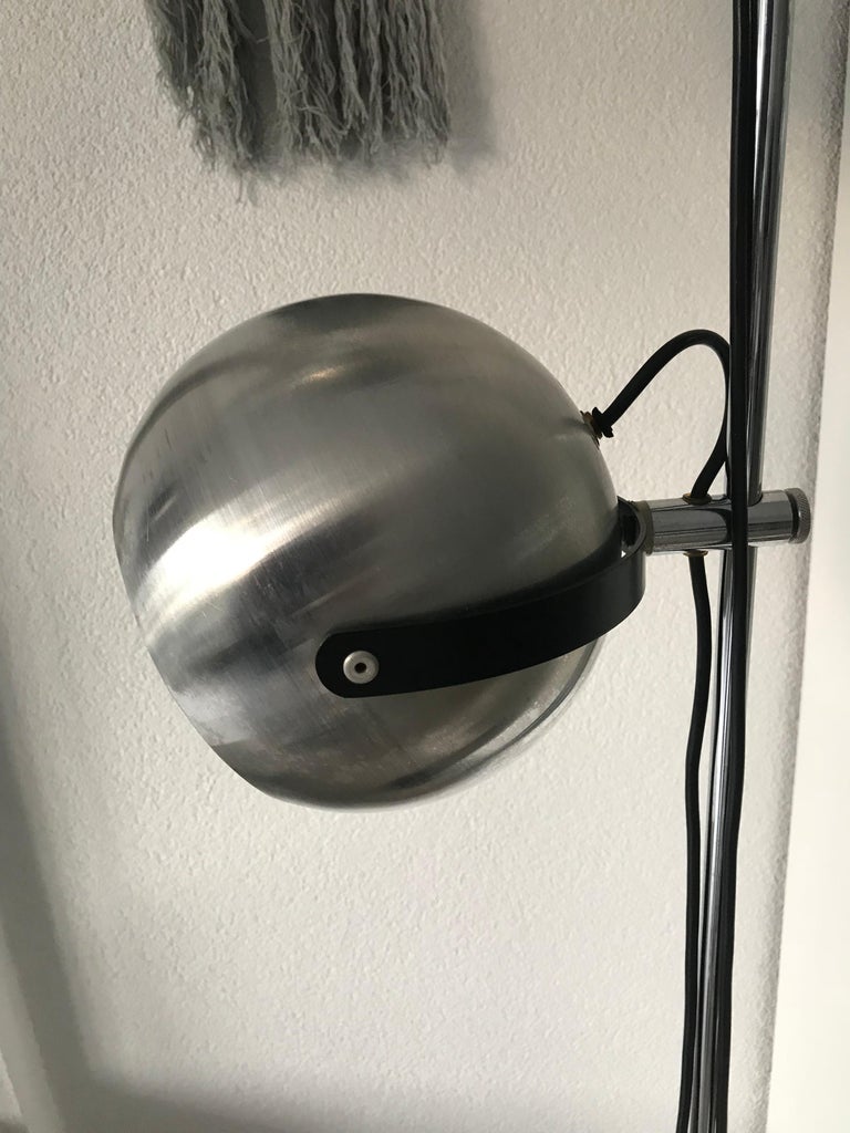 Vintage, Midcentury Design Double Light / Spotlight Chrome Floor Lamp ...