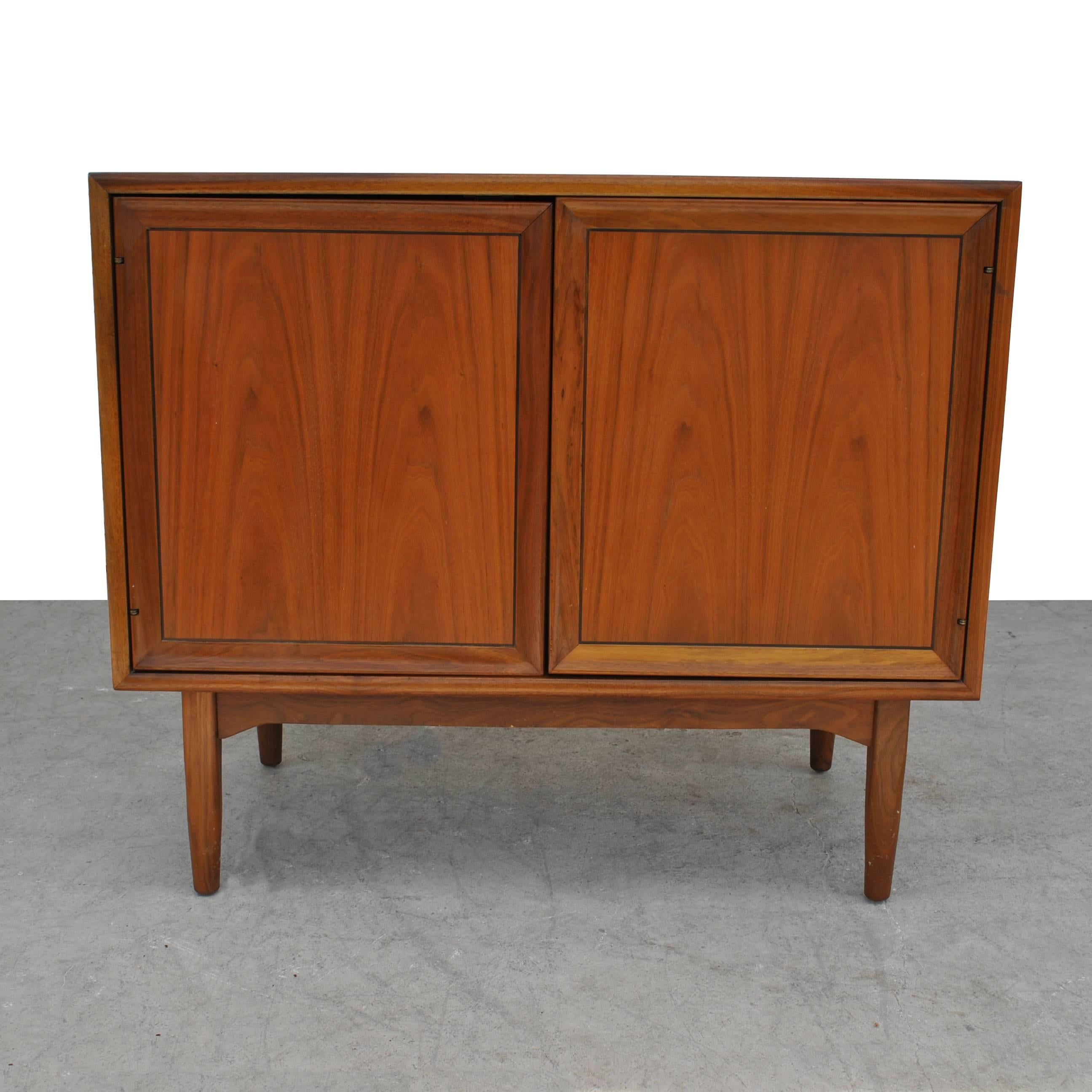 Vintage Midcentury Kipp Stewart for Drexel Declaration Walnut Record ...