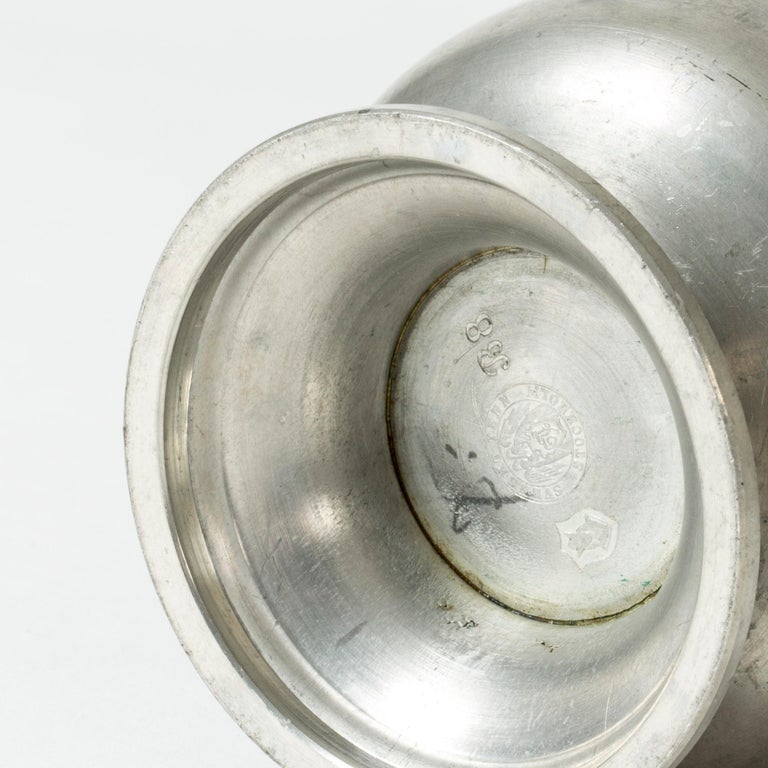 Vintage Mid-Century Pewter Vase, Svenskt Tenn, Sweden, 1928 at 1stDibs
