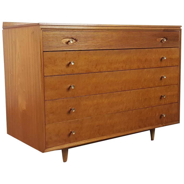 Vintage Midcentury Teak Chest of Drawers by Robert Heritage for Archie ...