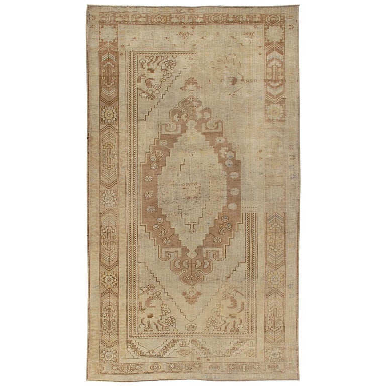 Vintage Midcentury Tribal Anatolian Rug For Sale at 1stDibs