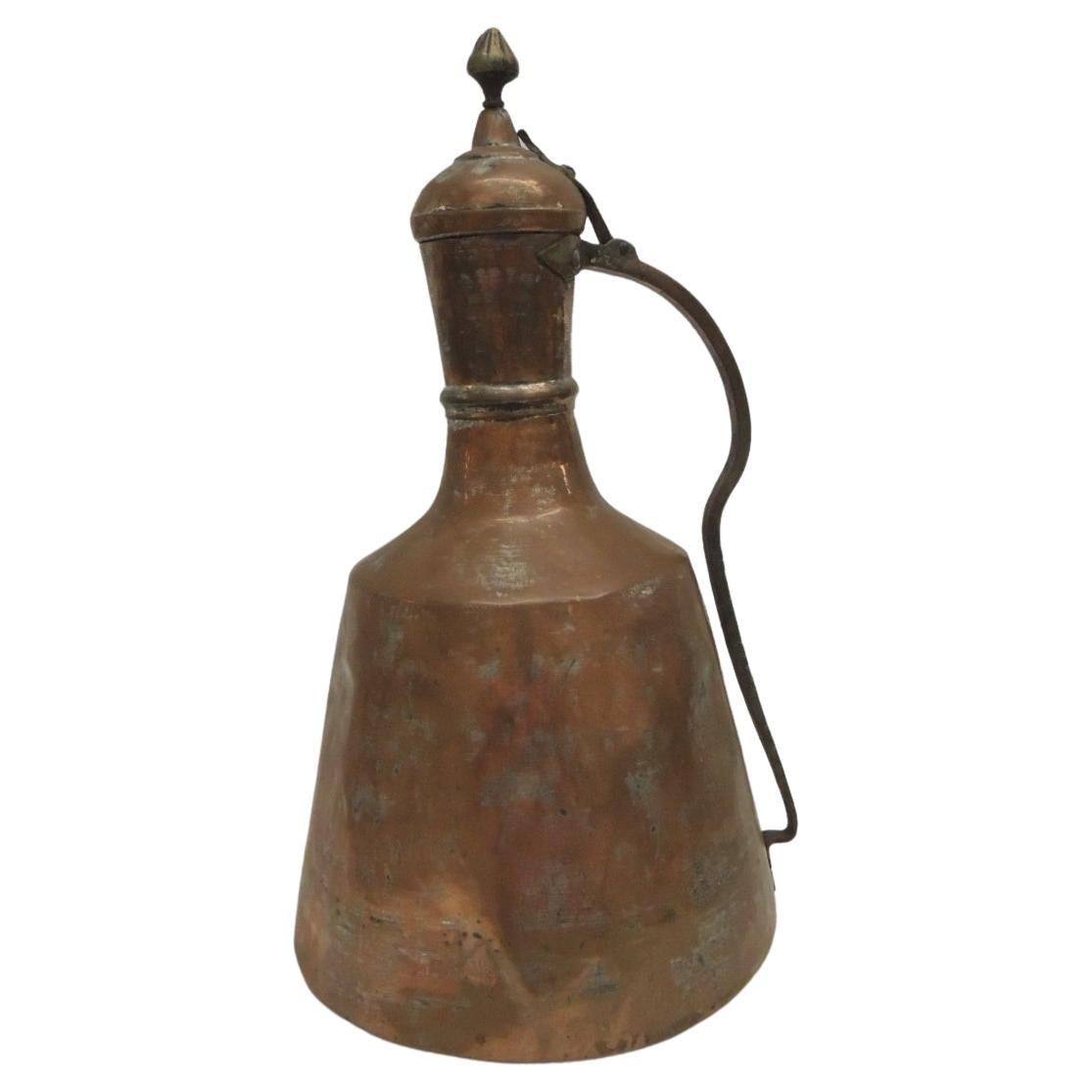 Middle-Eastern Monumental Metal Ewers at 1stDibs