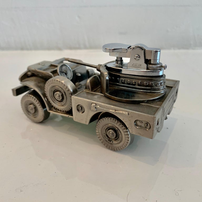 Vintage 'Military Tank' Lighter For Sale at 1stDibs