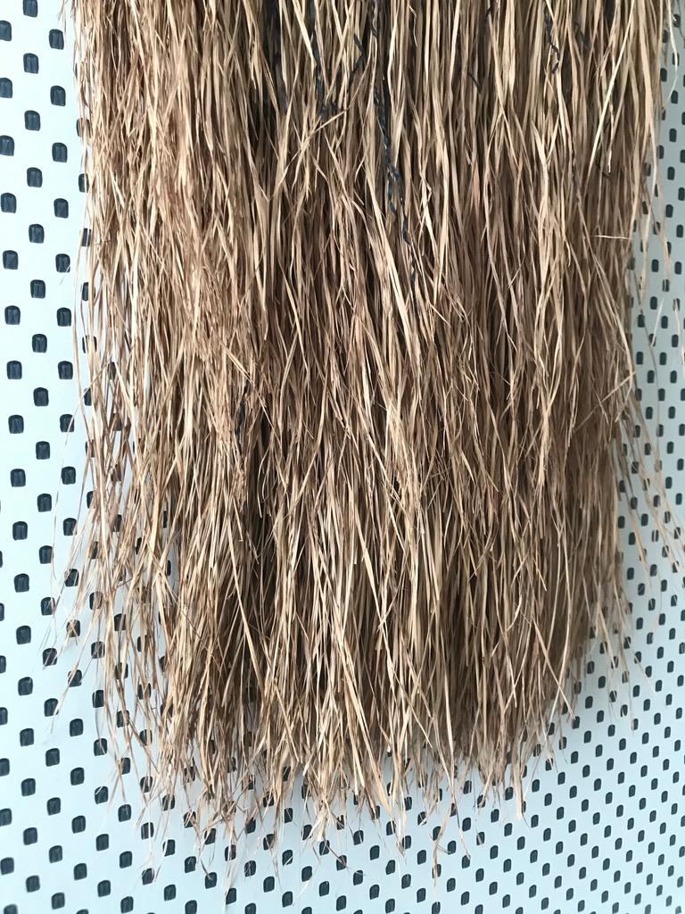 Vintage Mingei Japanese 'Mino' Straw Coat of Natural Seaweed at 1stDibs