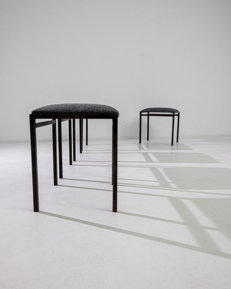 Vintage Minimalist Czech Stools, Set of Six at 1stDibs