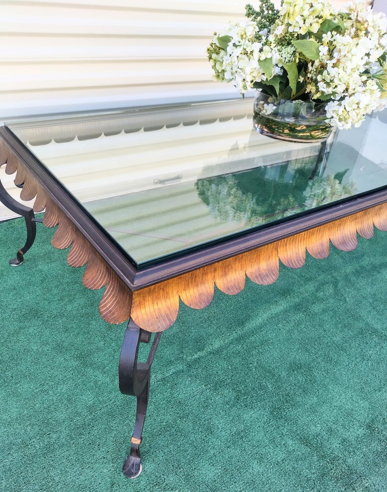 Vintage Minton Spidell Gold Gilt scalloped edge massive iron coffee ...