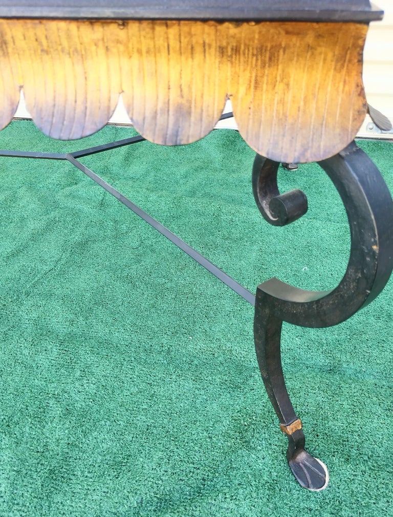 Vintage Minton Spidell Gold Gilt scalloped edge massive iron coffee ...