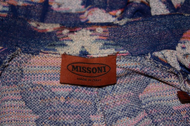 Vintage Missoni Jacket in Butterfly Print For Sale at 1stDibs