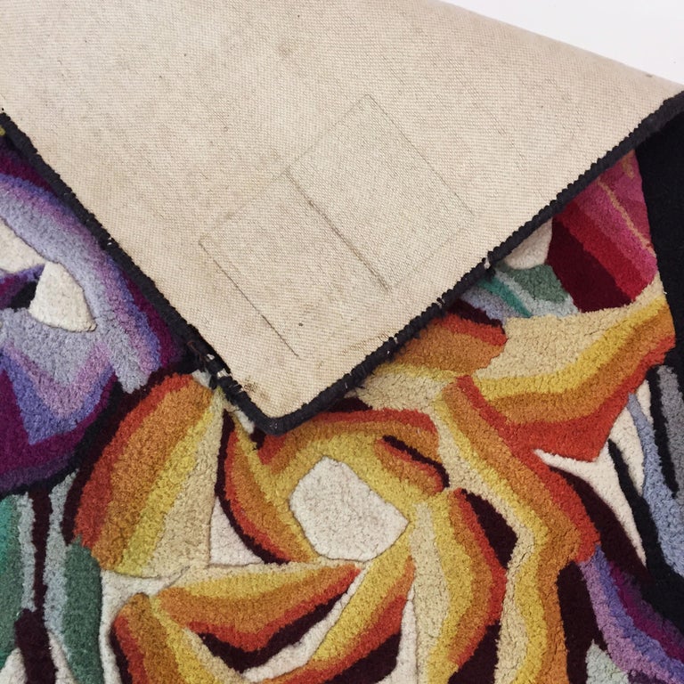 Vintage Missoni Square Flowers Rug Retro Carpet Floor Bedroom ...