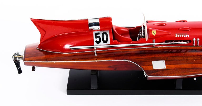 Vintage Model of a Ferrari Hydroplane 1954 at 1stDibs
