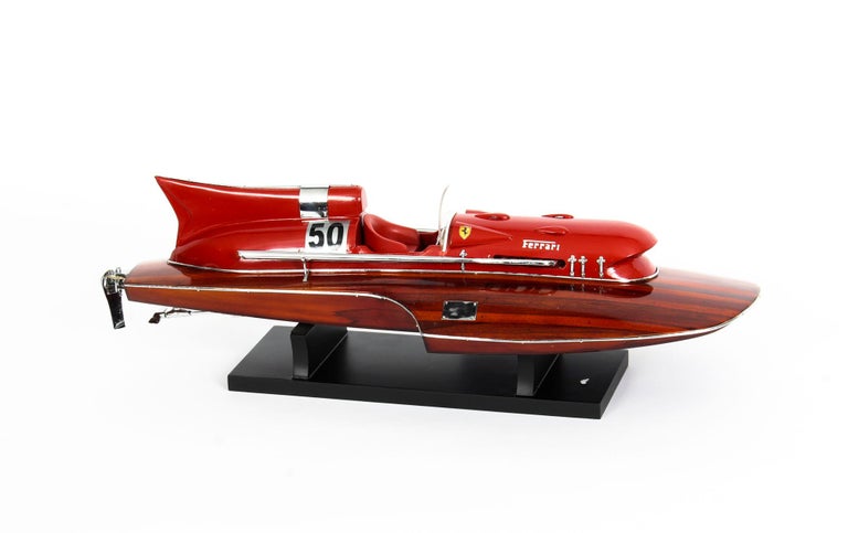 Vintage Model of a Ferrari Hydroplane 1954 at 1stDibs