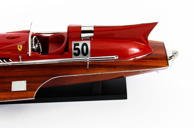 Vintage Model of a Ferrari Hydroplane 1954 at 1stDibs