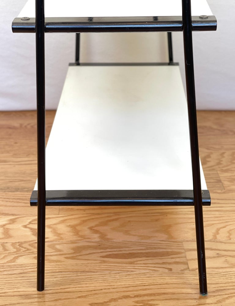 Italian Post-Modern Architectural Bookcase, Ladder Shelving Unit ...