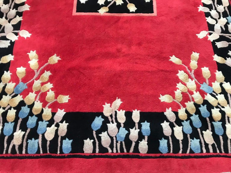 Vintage Modern Hand Tufted Rug For Sale at 1stDibs