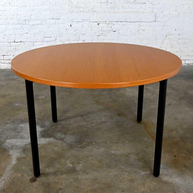 Herman Miller Natural Oak Round Everywhere Table by Dan Grabowski For ...