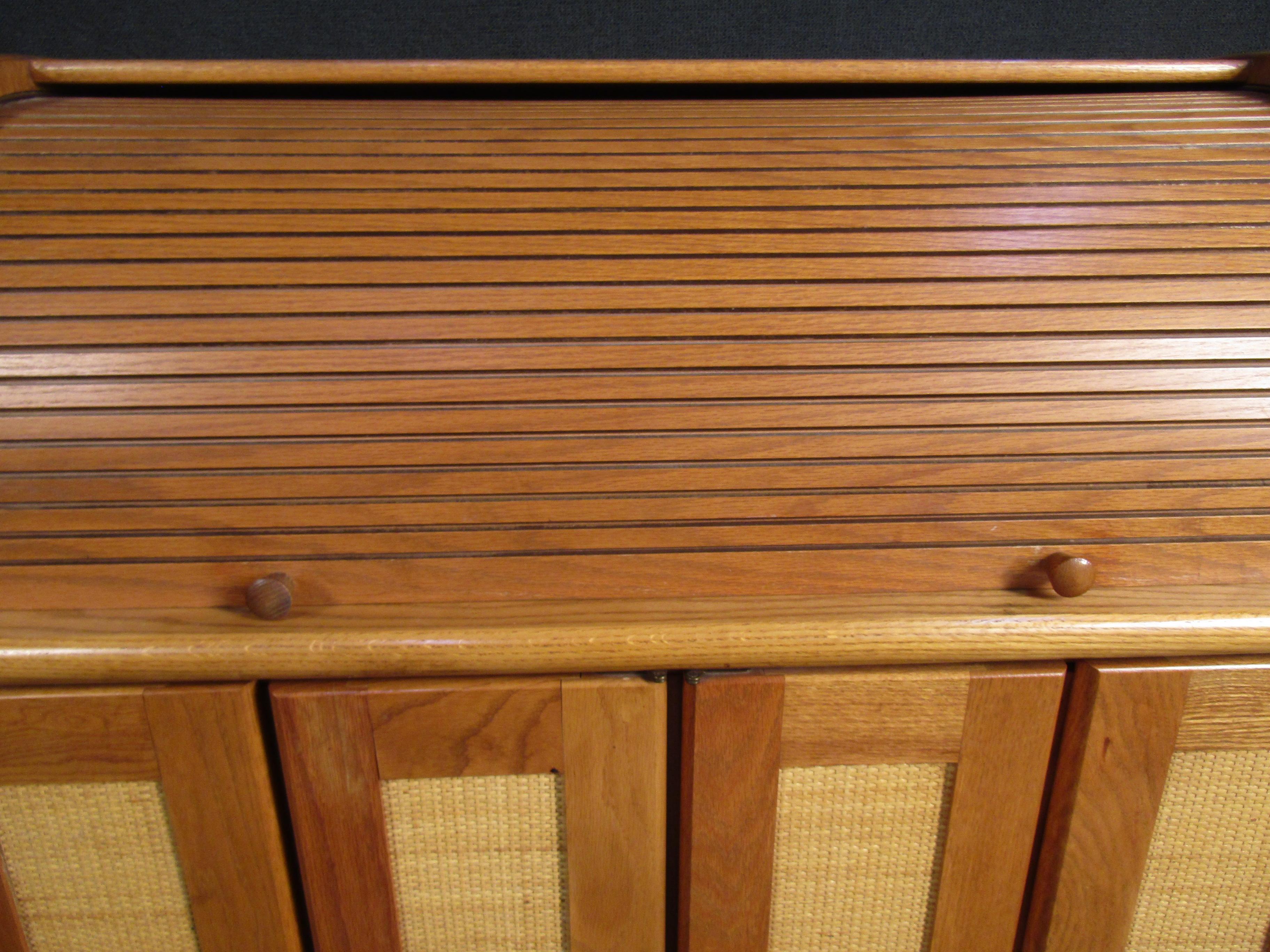 Vintage Modern Roll-Top Bar For Sale at 1stDibs | roll top bar, rolltop ...