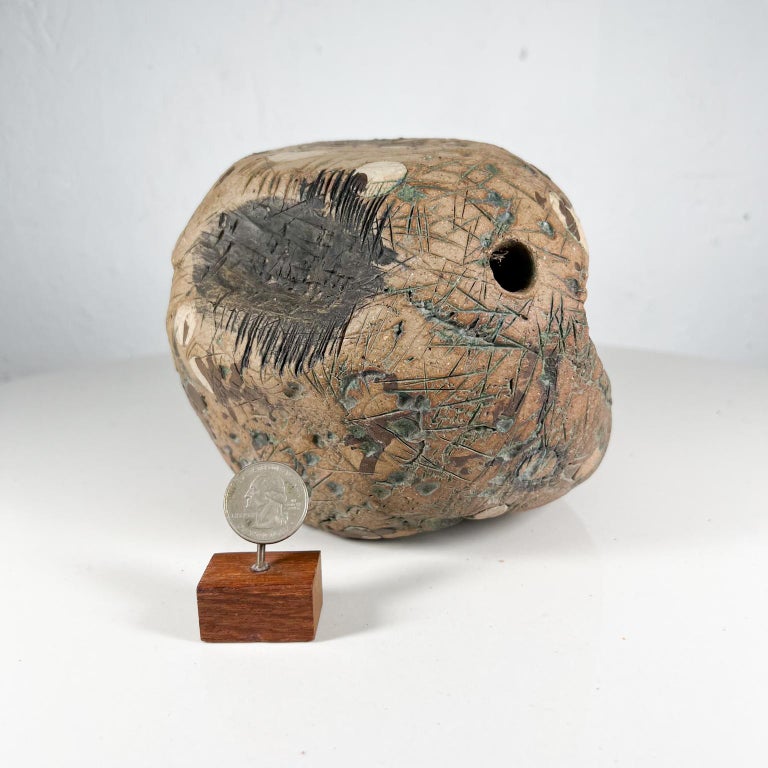 Vintage Modern Sculptural Art Abstract Sphere Pottery One For Sale at ...